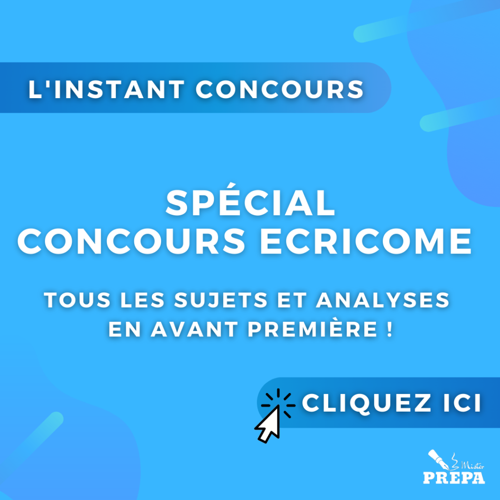 Annales concours prépa : Sujets et corrigés depuis 2000