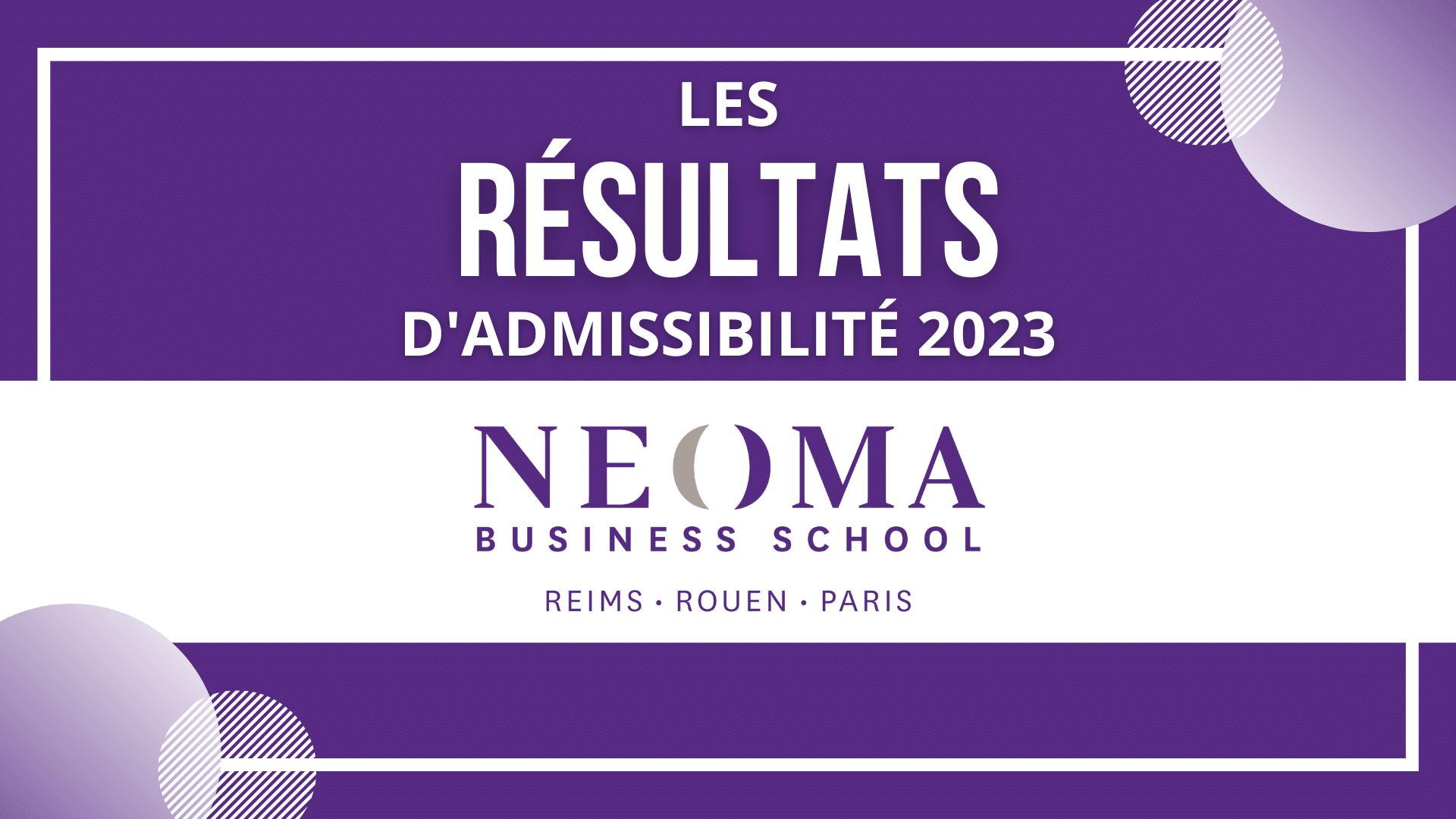 Resultat Admission Neoma 2024