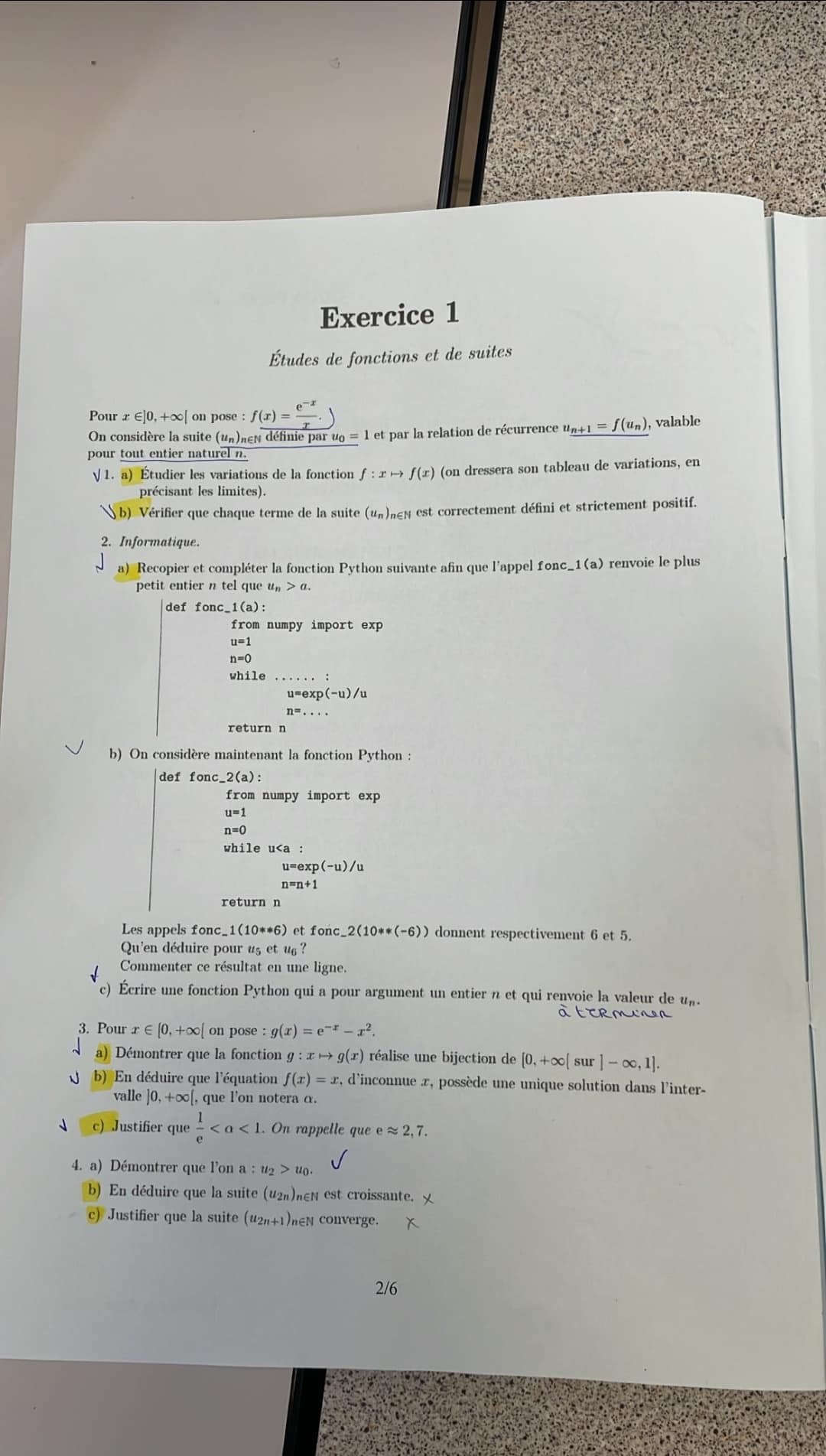 Maths Appliquées emlyon 2023 - Sujet - Mister Prépa