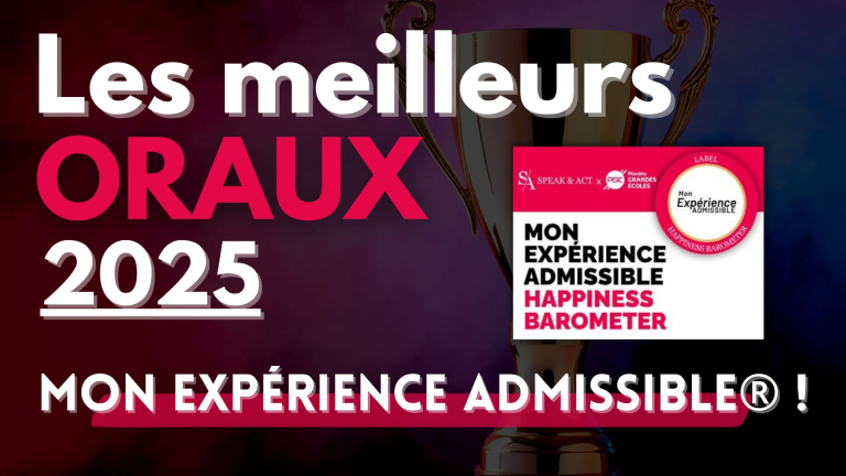 Classement Mon Expérience Admissible : Quels sont les meilleurs oraux ...